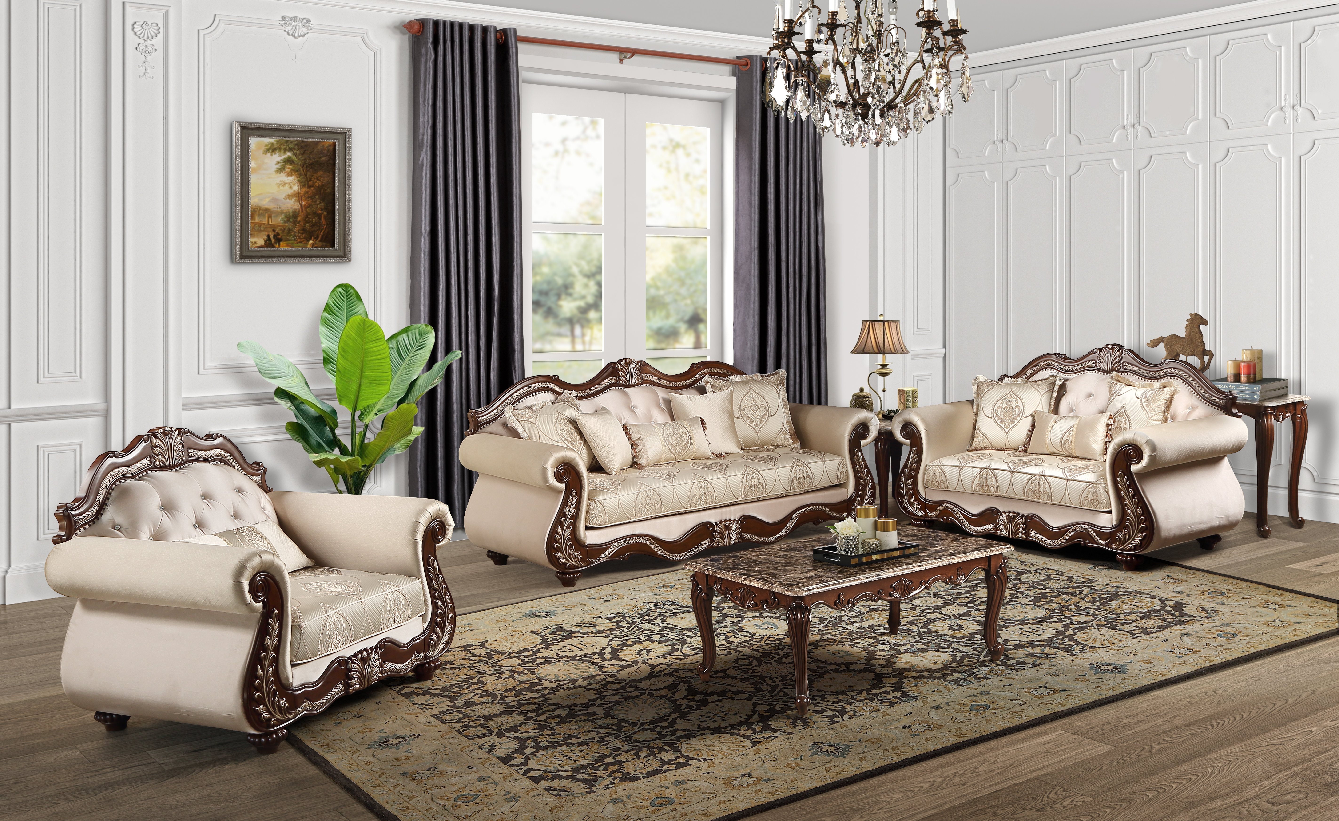 Royal Classics Palazzo Marina 3 Piece Living Room Set Wayfair